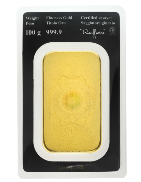 Lingotto Oro 100 gr Bolaffi Metalli Preziosi